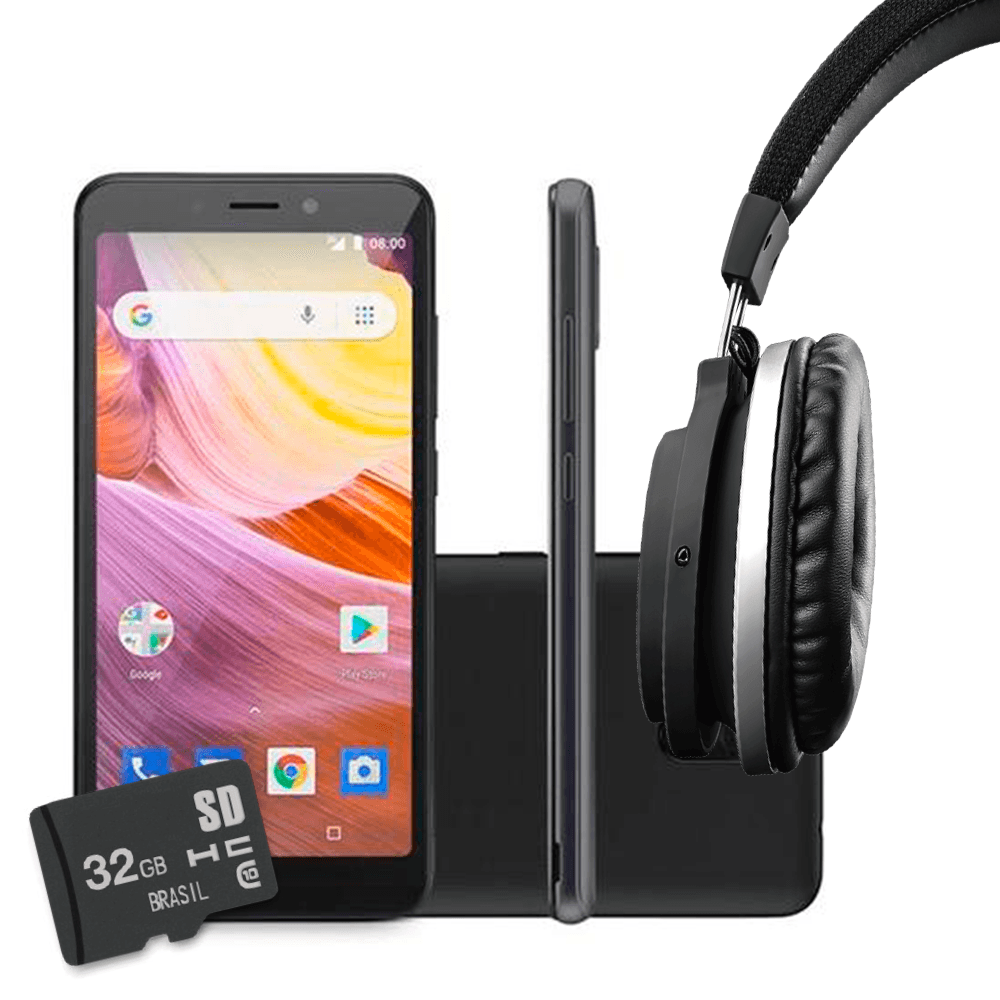 Multicombo Multilaser - Smartphone MS50G F1, Android Oreo 8.1, Câmera ...