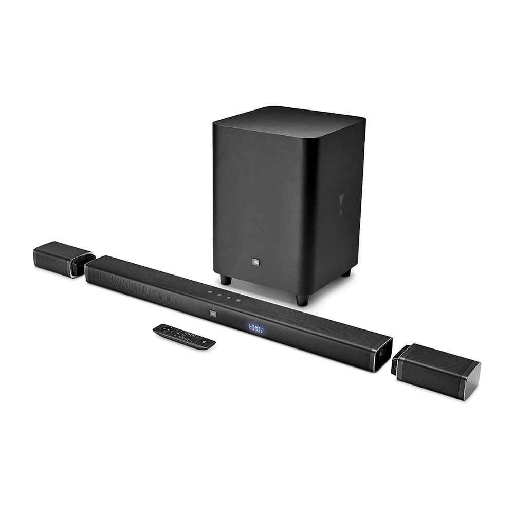Home Soundbar JBL 5.1 Canais 4k Ultra HD com alto-falantes Home Soundbar JBL 5.1 Canais 4k Ultra HD com alto-falantes