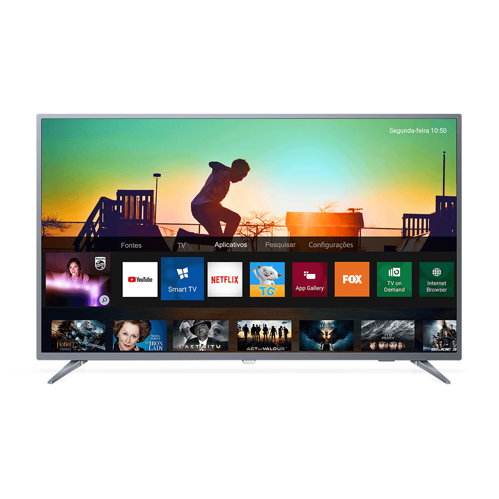 Smart TV Philips 58" LED Ultra HD 4K 58PUG6513/78 - Fujioka Distribuidor