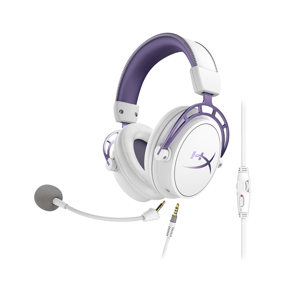 Headset Gamer Hyperx Cloud Alpha Purple - Fujioka Distribuidor