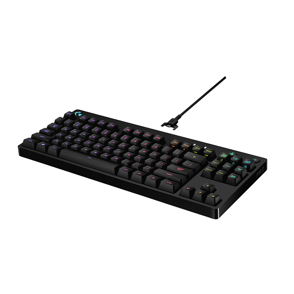 Teclado Logitech G PRO mecânico para jogos, USB, Iluminação RGB ...