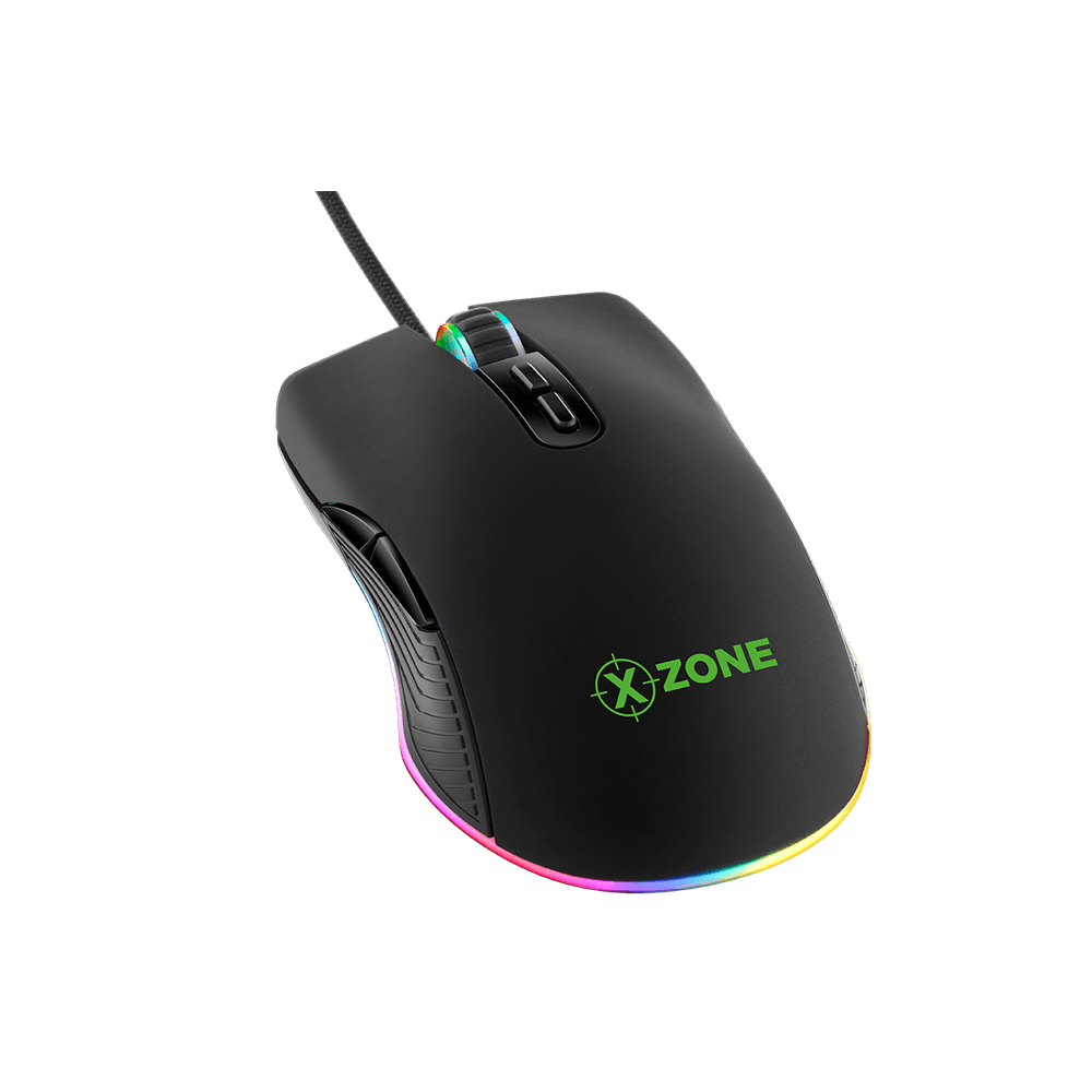 Mouse Xzone Gamer RGB 16400 DPI GMF-02, Ajuste de DPI e 7 Botões ...