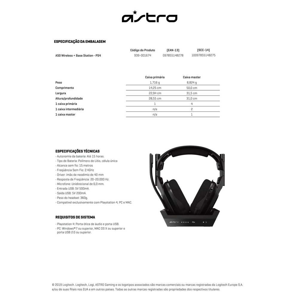 Astro gaming a50 ps4 store