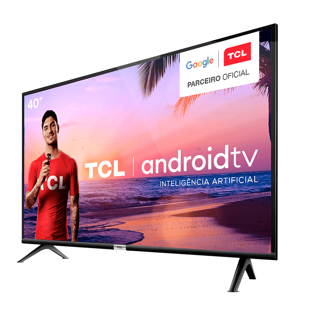 Smart TV LED TCL 40" Full HD S6500, Android TV, Bluetooth, Controle ...