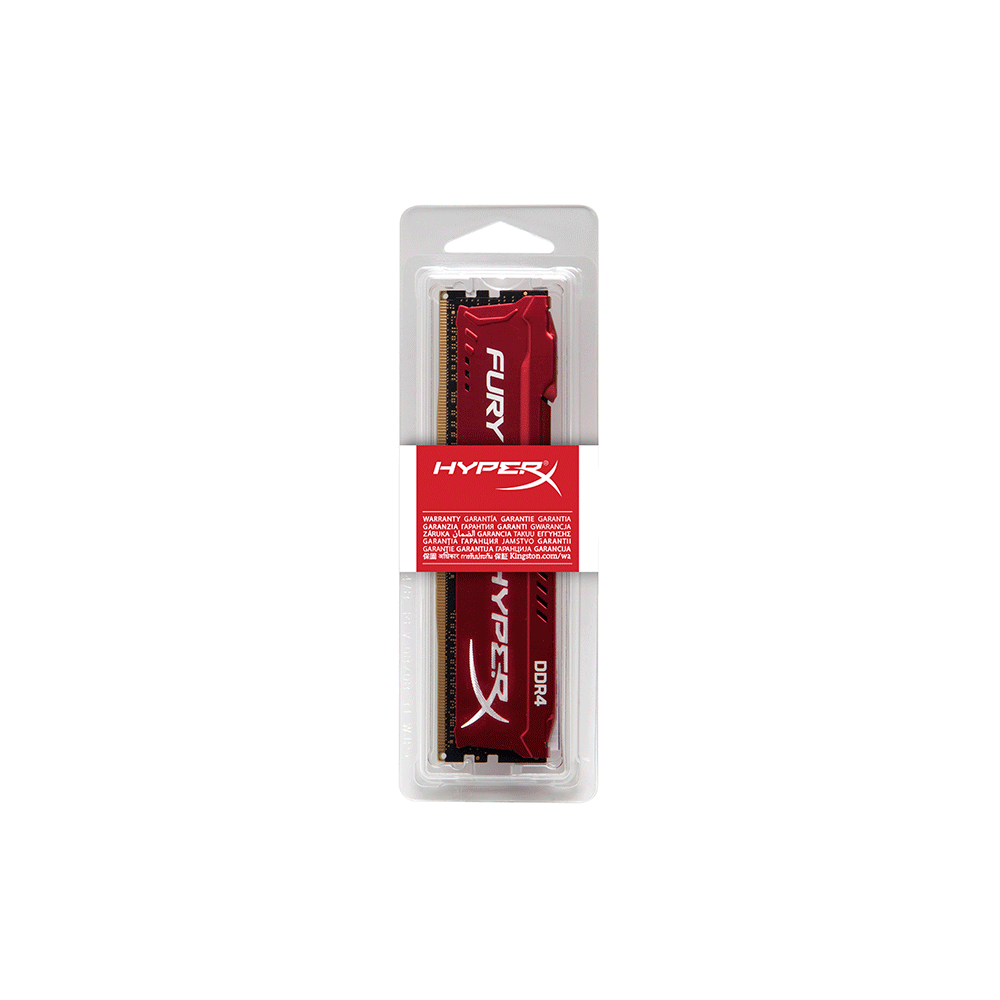 Memória Gamer Hyperx Fury Red DDR4 8GB 3200 CL18 288-Pin DIMM ...
