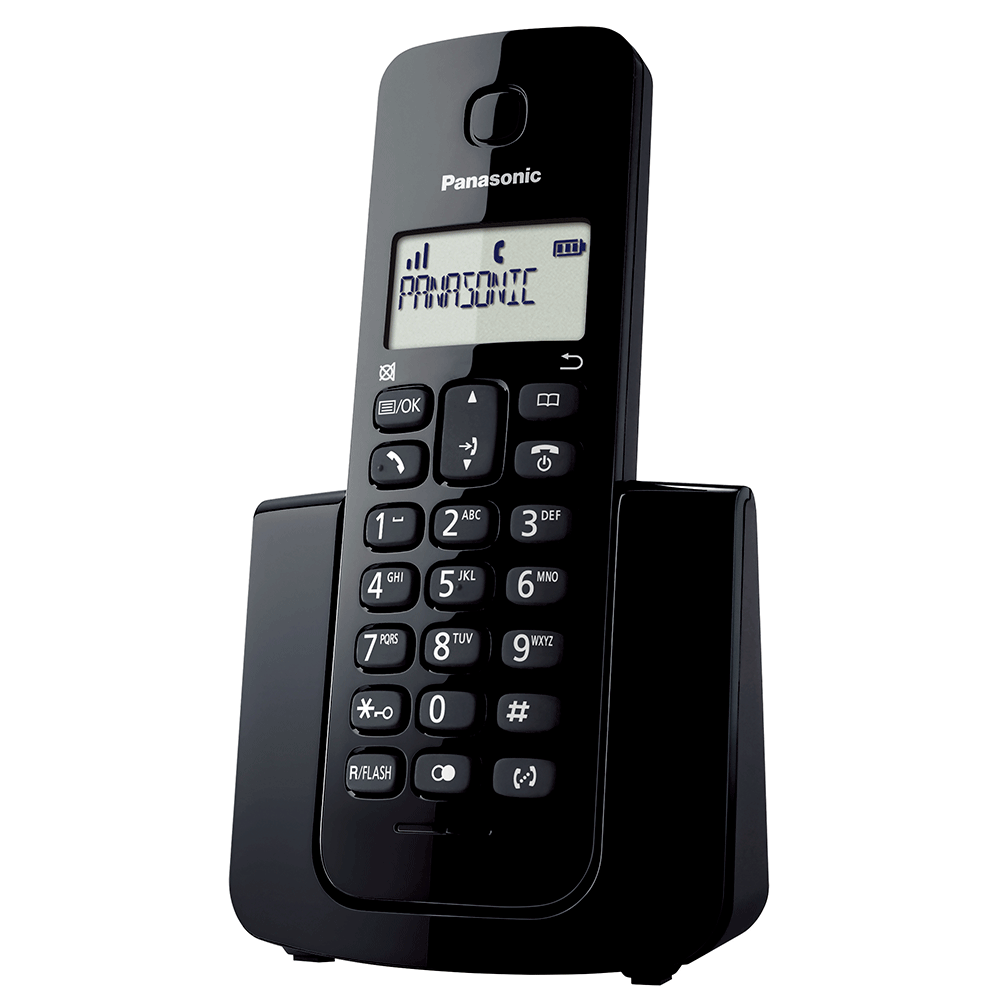 Telefone Sem Fio Panasonic KX-TGB110LBB, Com Identificador de Chamadas - Fujioka Distribuidor