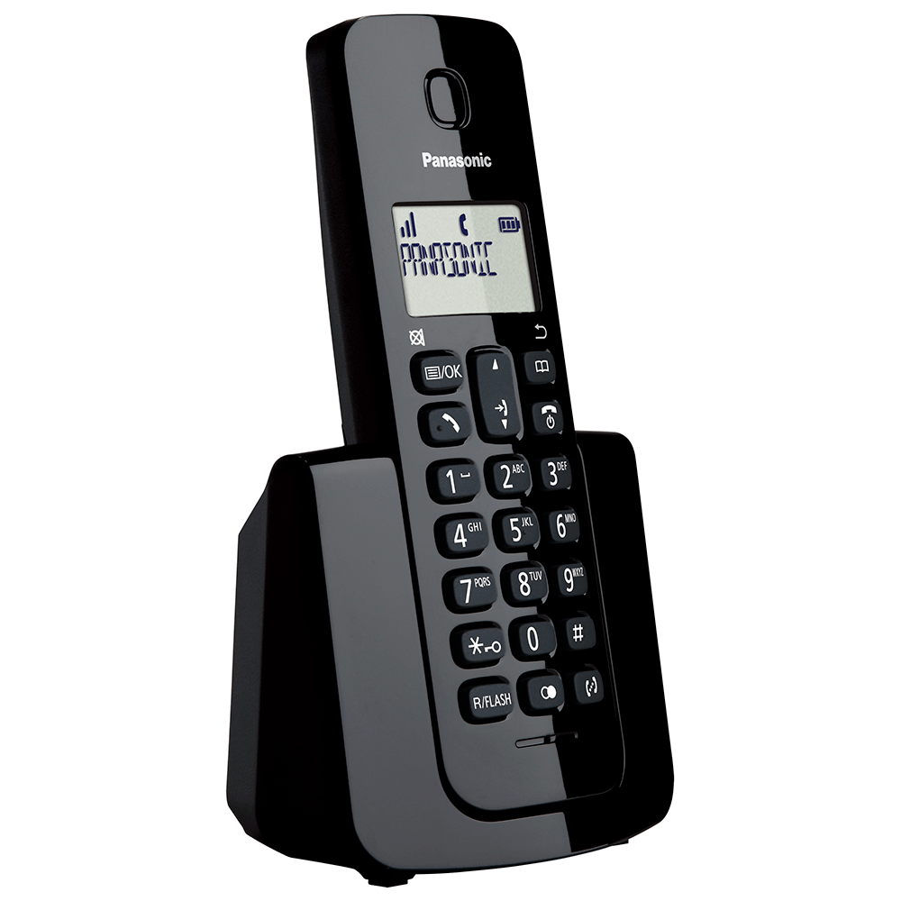 Telefone Sem Fio Panasonic KX-TGB110LBB, Com Identificador de Chamadas - Fujioka Distribuidor