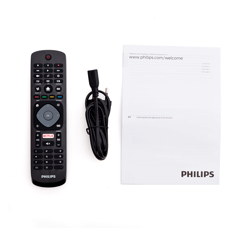 Smart TV PHILIPS 43" LED FHD 43PFG5813/78, Wi-Fi Integrado, USB, HDMI ...