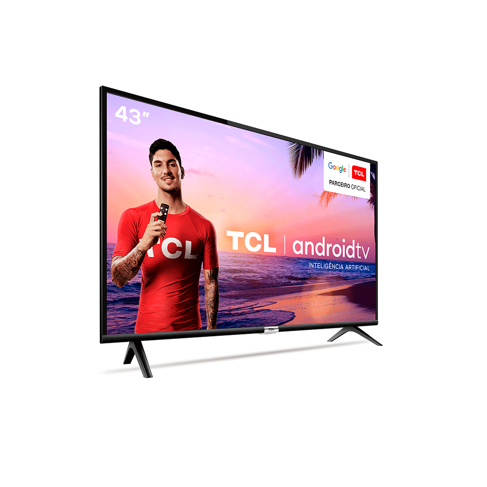 TV LED FHD TCL 43" 43S6500FS Smart, Android TV, Bluetooth, HDR ...