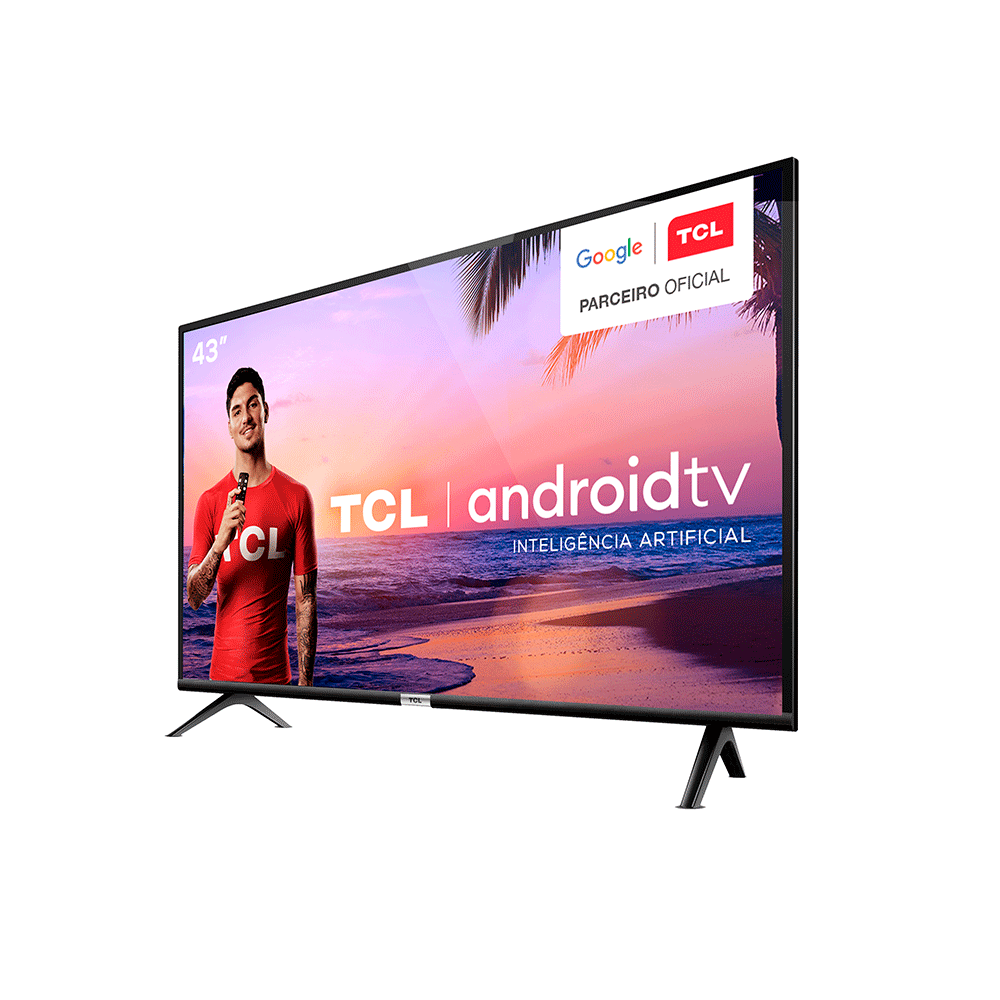 TV LED FHD TCL 43" 43S6500FS Smart, Android TV, Bluetooth, HDR ...