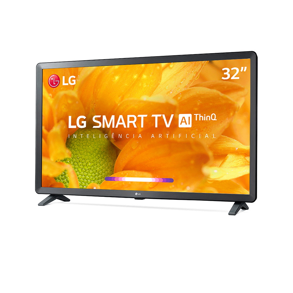 Smart TV LG 32'' HD 32LM627B WiFi Bluetooth HDR ThinQAI compatível com ...