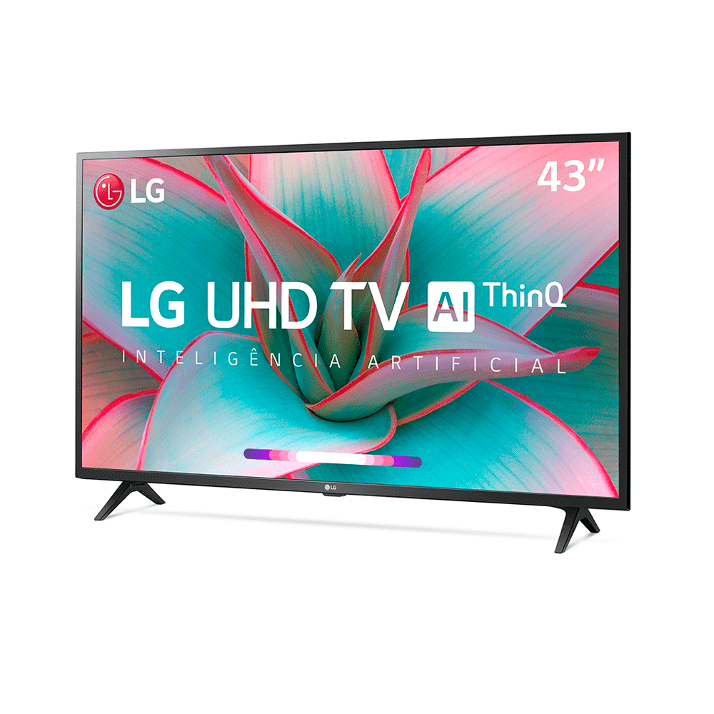 Smart TV LED 43" UHD 4K LG 43UN7300 Bluetooth, Wi-Fi, HDR, Inteligência ...