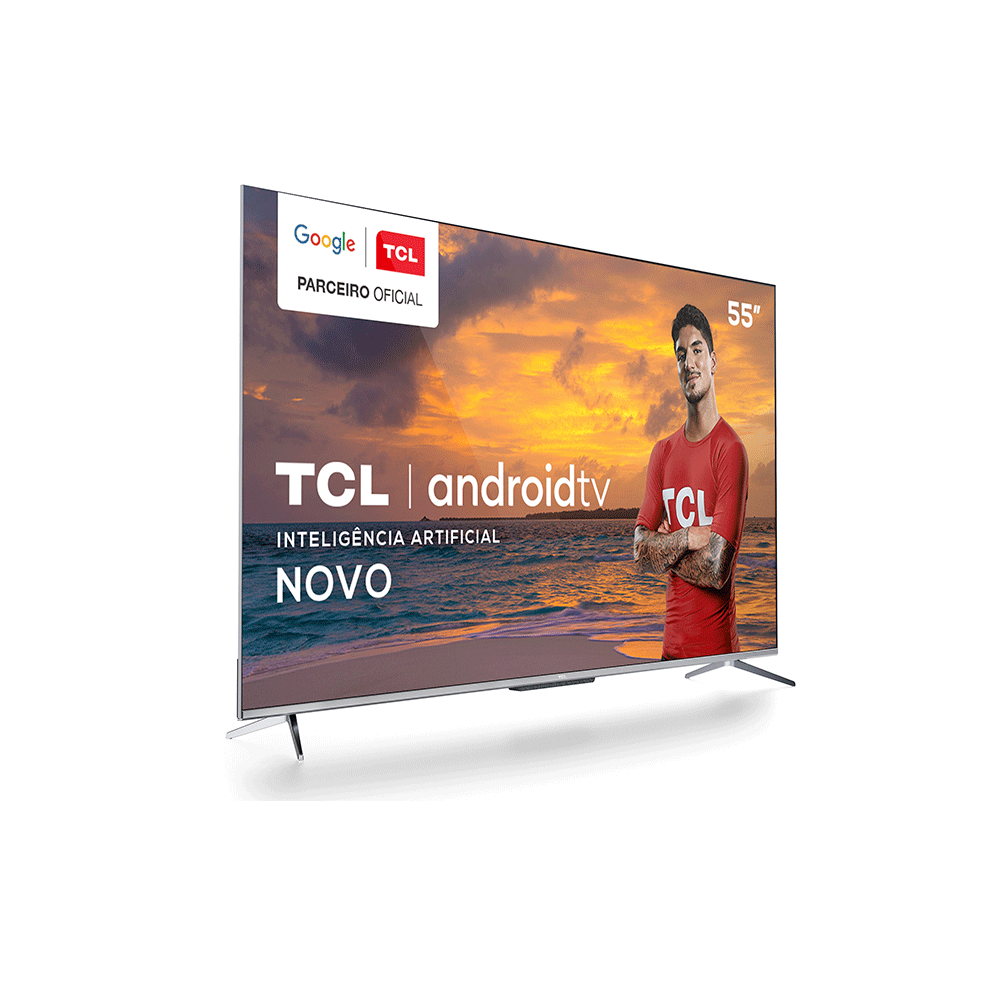 Smart TV TCL 55" LED 4K UHD 55P715, Android TV, Wi-Fi, Bluetooth ...