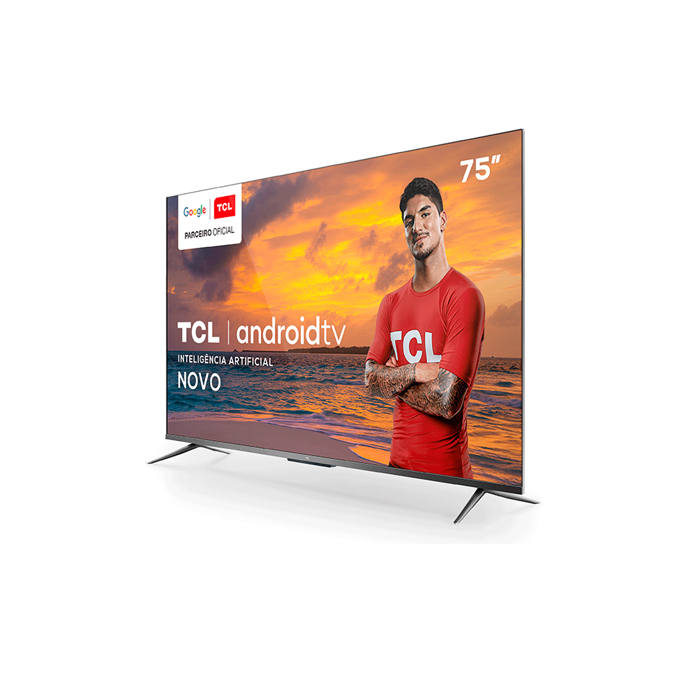 Smart TV LED 75 TCL P715 4K UHD HDR com Wifi e Bluetooth integrados, 3 ...