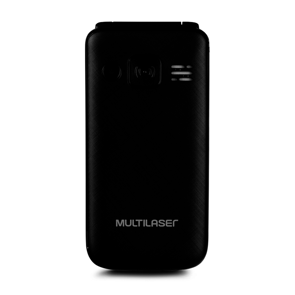 Celular Flip Vita Lite Multilaser - P9142 Preto Artigo: 237906 - Fujioka Distribuidor