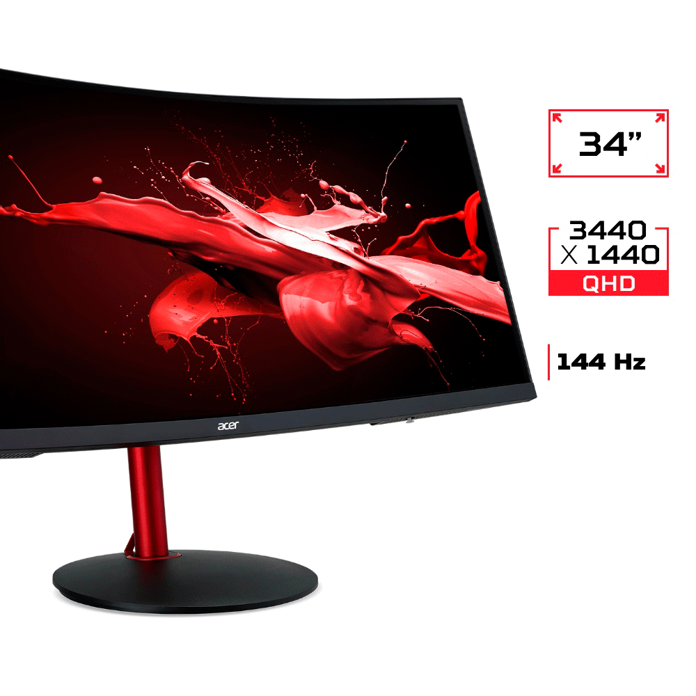 Monitor Gamer: Acer Nitro XZ342CK 34" | Fujioka Distribuidor - Fujioka ...