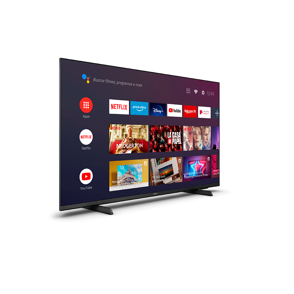 Smart TV Philips 55" 4K UHD LED 55PUG7406/78, Dolby Vision, Dolby Atmos ...