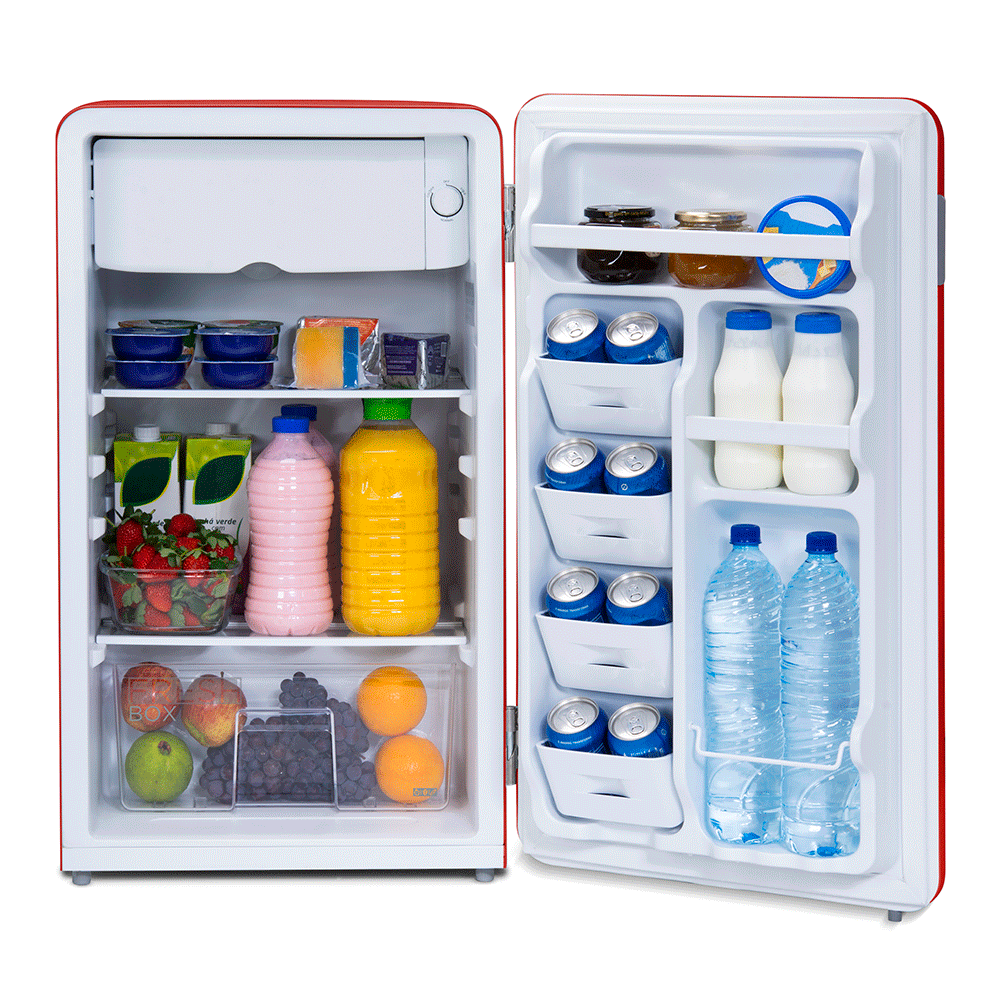 Frigobar Midea MRV10, 95 Litros, Função Refrigerador, Design Retrô ...