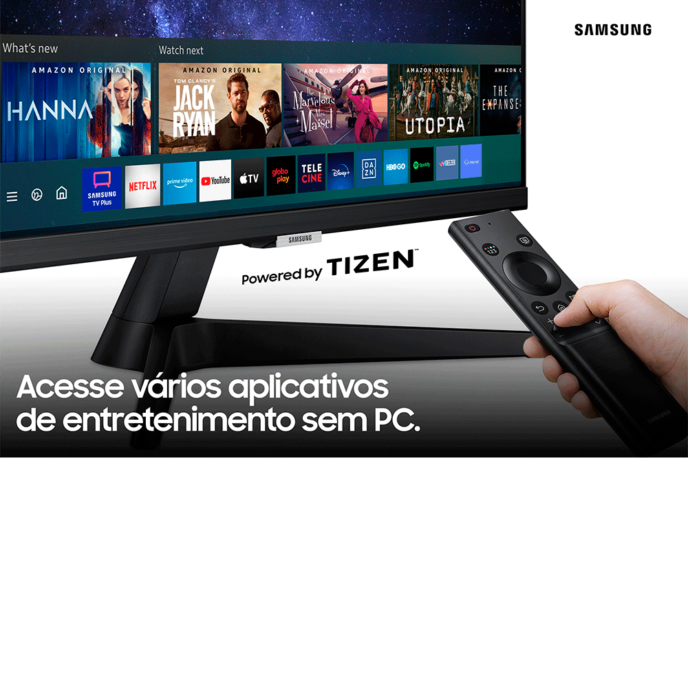 Monitor FHD Samsung 24?, Plataforma Tizen?? ,Tap View, HDMI, Bluetooth ...