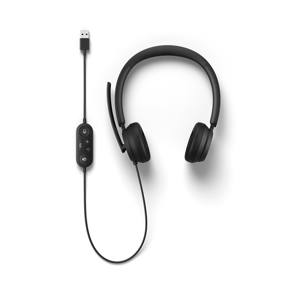 Headset Microsoft Modern USB Preto - Fujioka Distribuidor