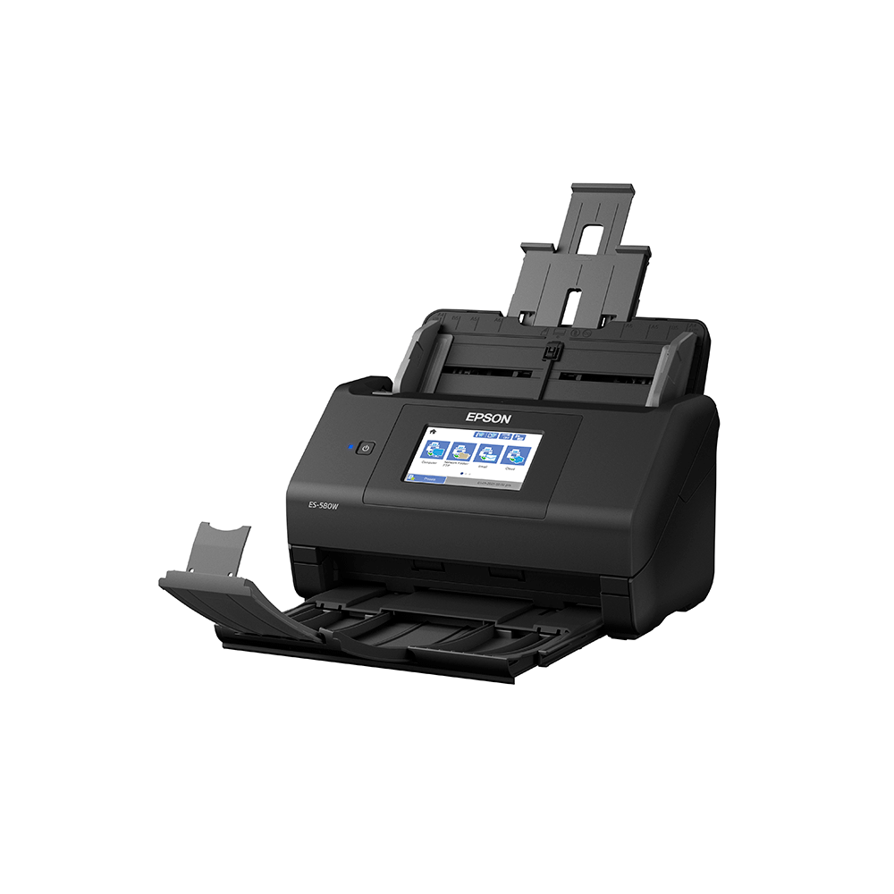Scanner Epson WorkForce ES-580W Bivolt Preto - Fujioka Distribuidor
