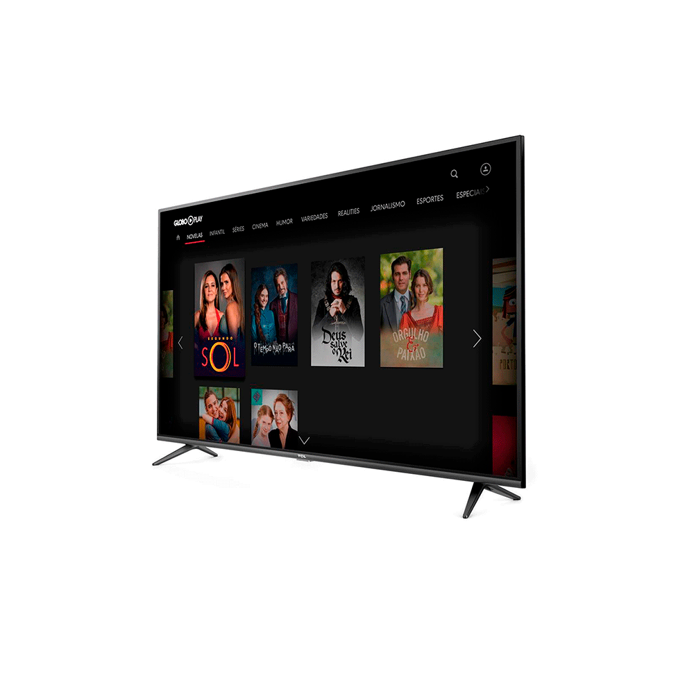 Smart TV LED 55" TCL 55P65US UHD 4K, HDR, RGB, Wi-fi integrado, 3HDMI ...