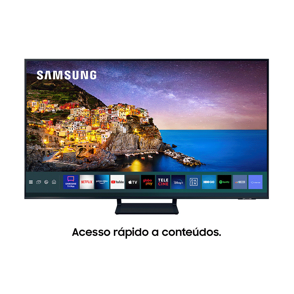 Samsung Smart TV 65" QLED 4K QN65Q70, Modo Game, Processador IA, Bivolt ...