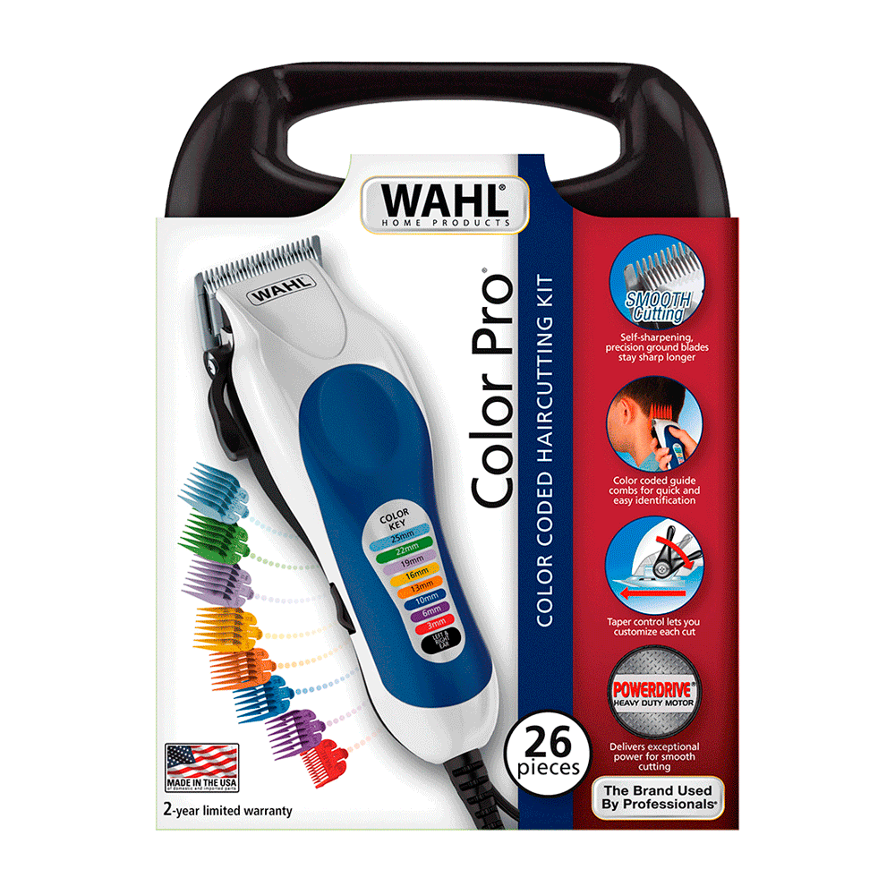 Máquina de corte Wahl Clipper Color Pro | 127V Artigo: 691425 - Fujioka ...
