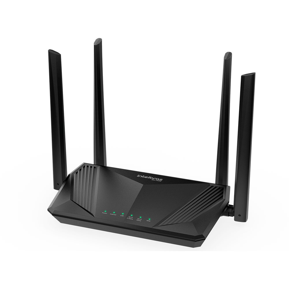 Roteador Intelbras Wireless, Wi-Fi 6, Dual Band - RX 1500 Bivolt Preto ...