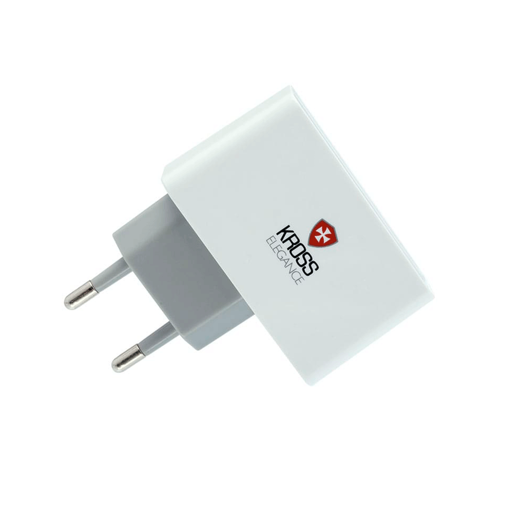 Carregador De Tomada Kross Bivolt Com 2 Portas USB KE-FTB22 Artigo ...
