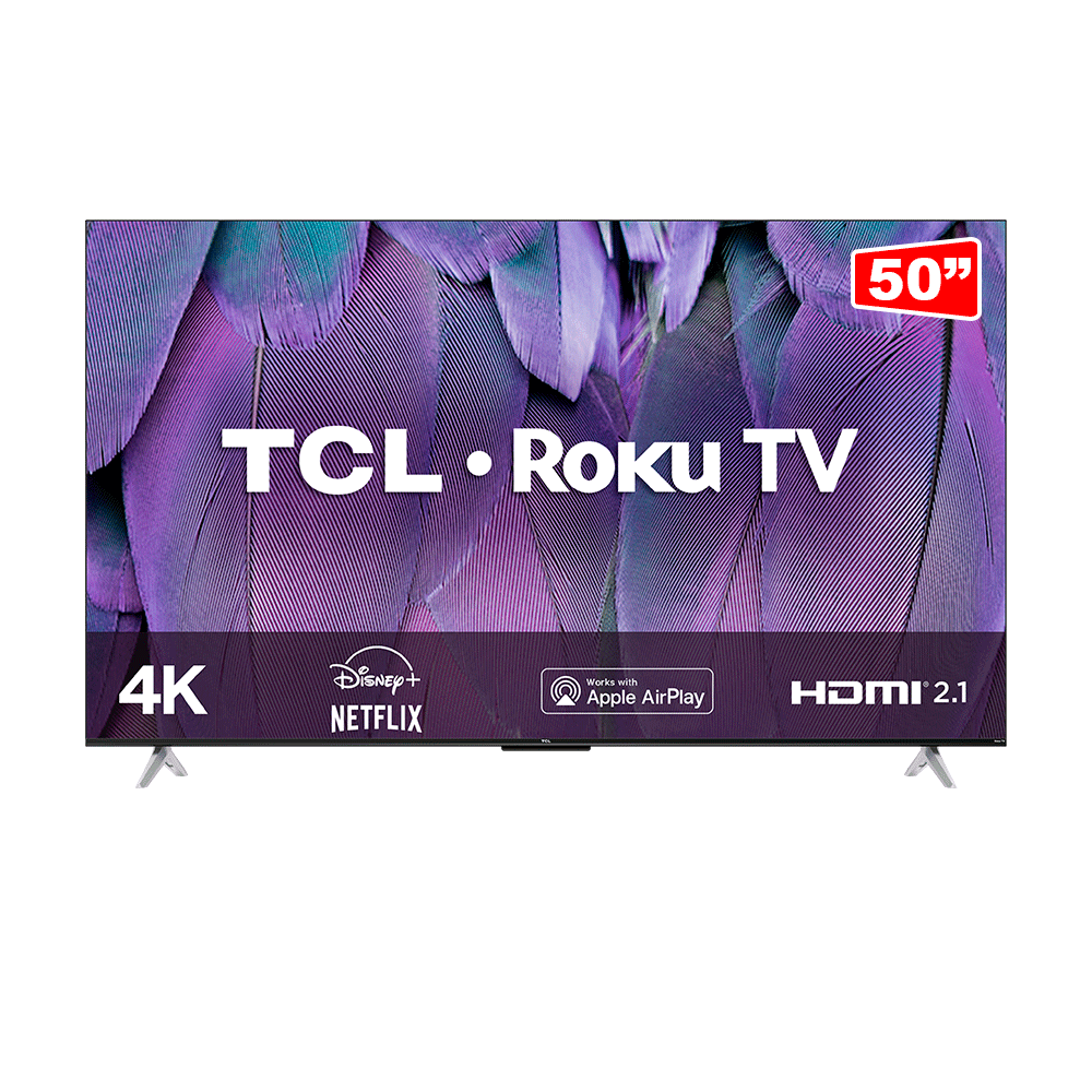 Smart TV TCL 50" LED 4K UHD 50RP630 ROKU, HDR, Wifi dual band, Controle ...