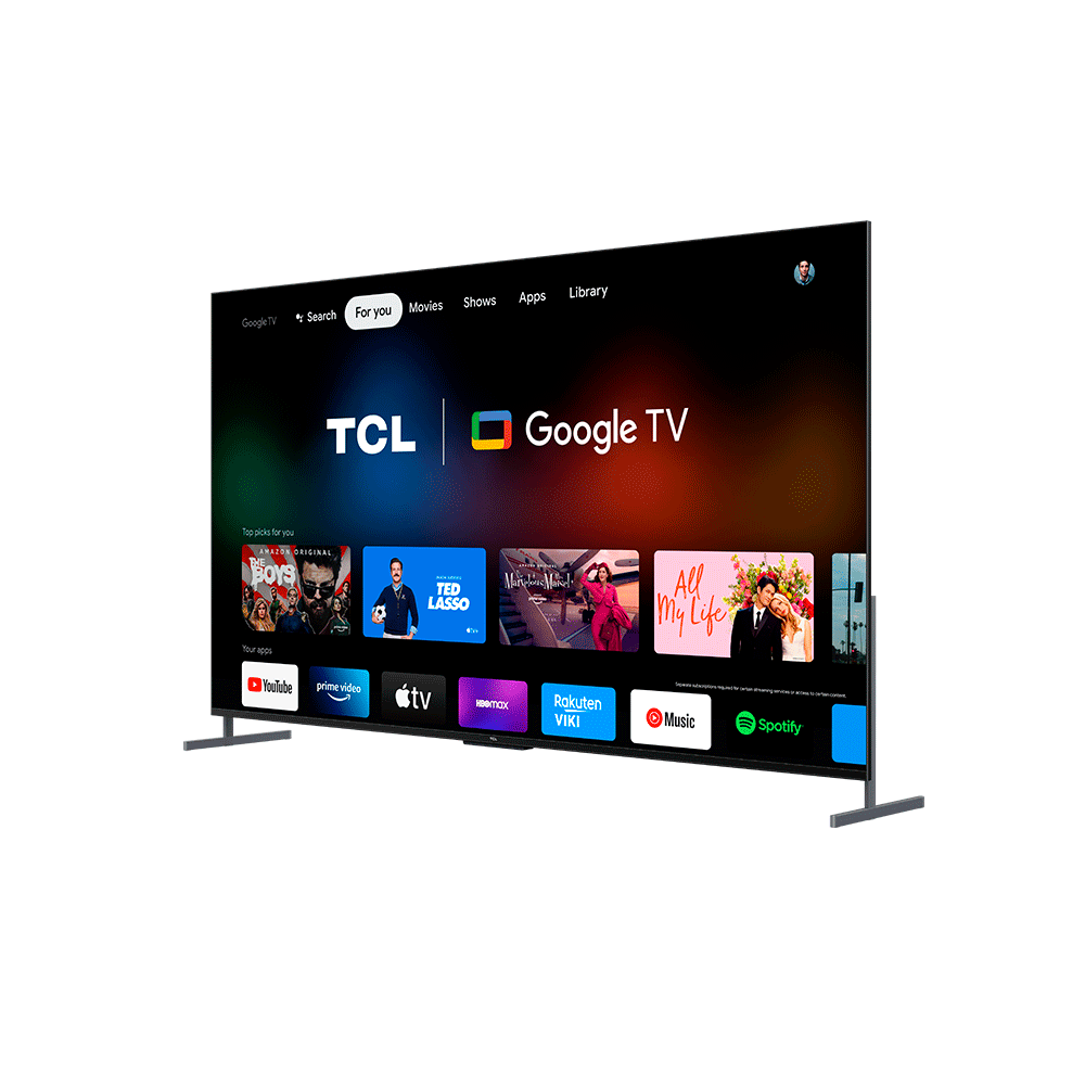 Smart TV TCL QLED 98" 4K UHD 98C735, Google TV, Dolby Vision IQ + Atmos ...