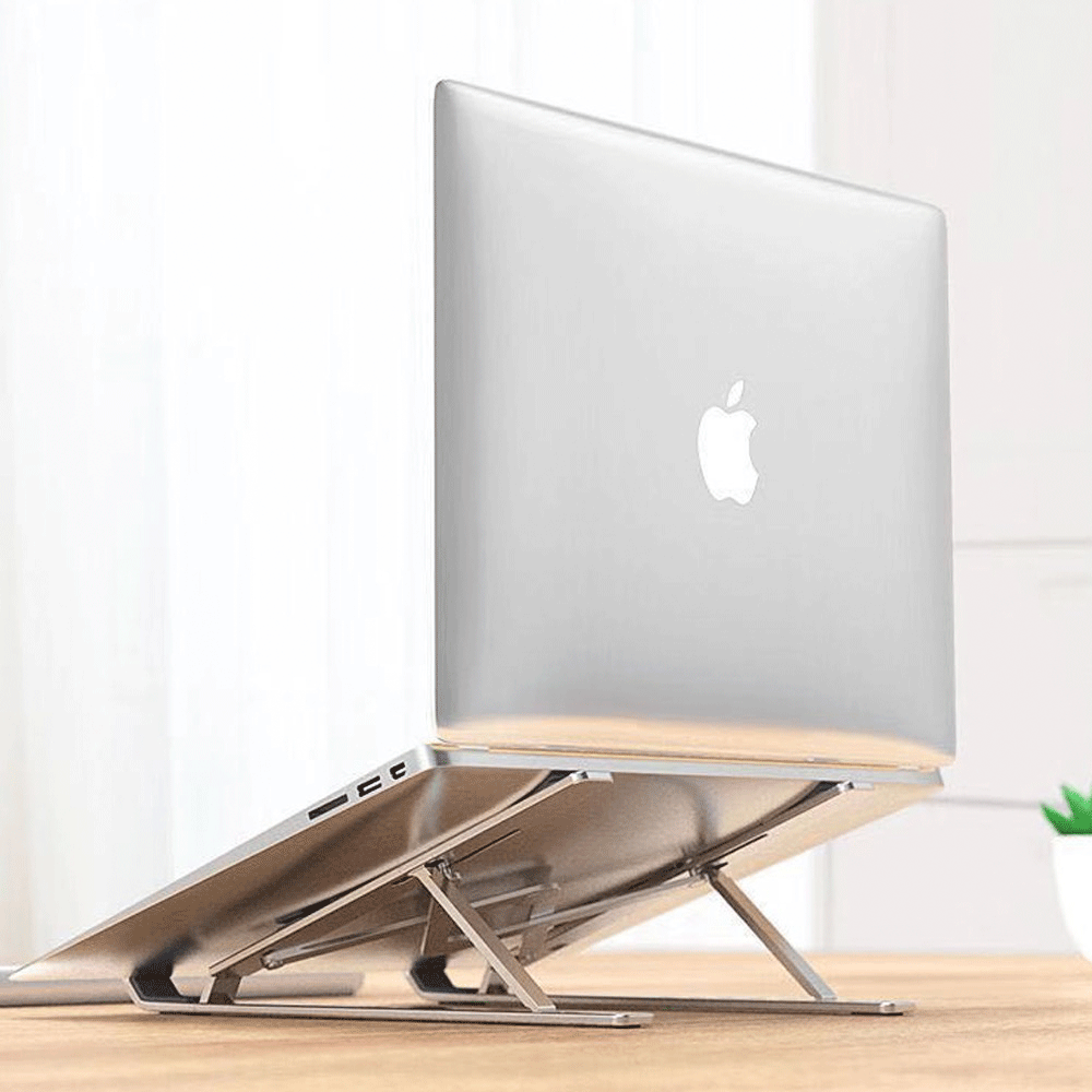 Suporte Portátil para Notebook Hrebos Dobrável - HS 06 | Prata Artigo ...