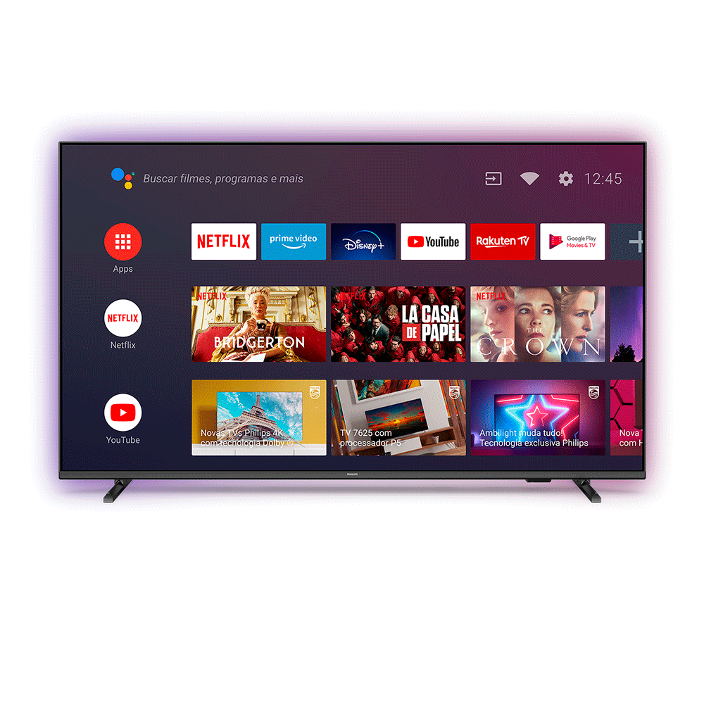 Smart TV Philips 50" 4K UHD LED 50PUG7907/78 | Cinza Artigo: 67323 ...