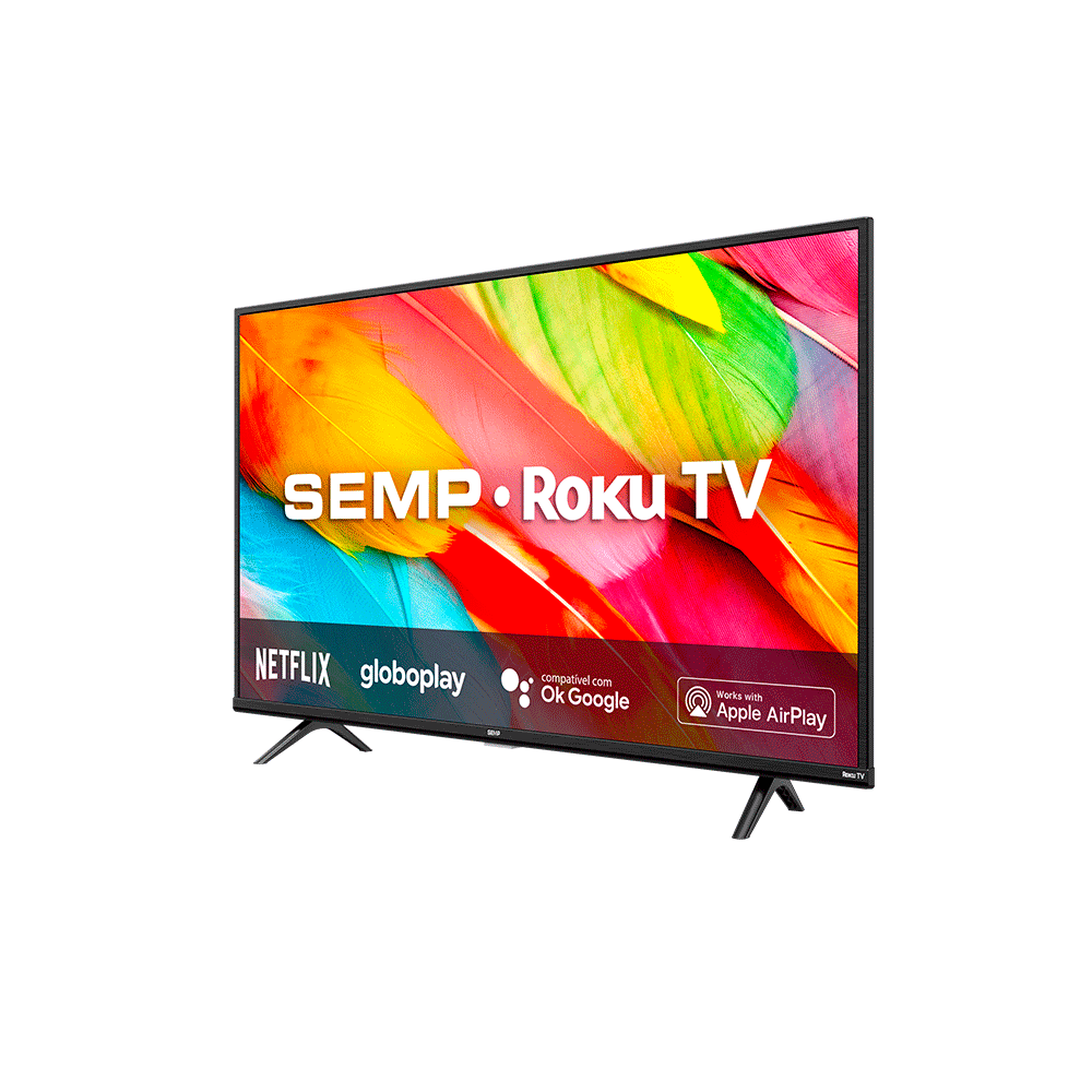 Smart TV SEMP LED Full HD 43" ROKU R6500, Wifi Dual Band, Alexa, Bivolt ...