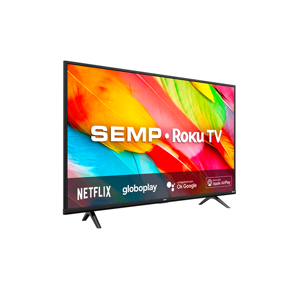 Smart TV SEMP LED Full HD 43" ROKU R6500, Wifi Dual Band, Alexa, Bivolt ...