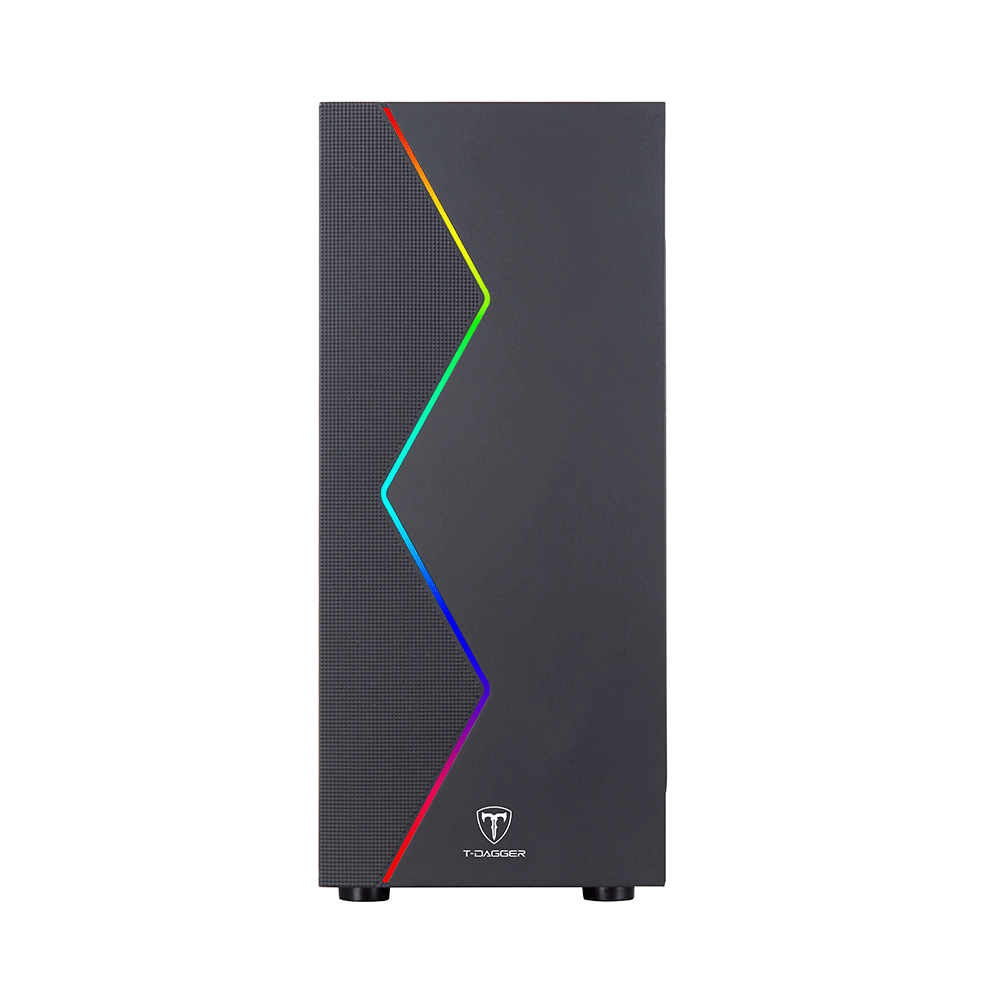Gabinete Gamer T-Dagger TGC-P03B, Mid Tower, RGB, ATX, Sem Fonte, Sem ...