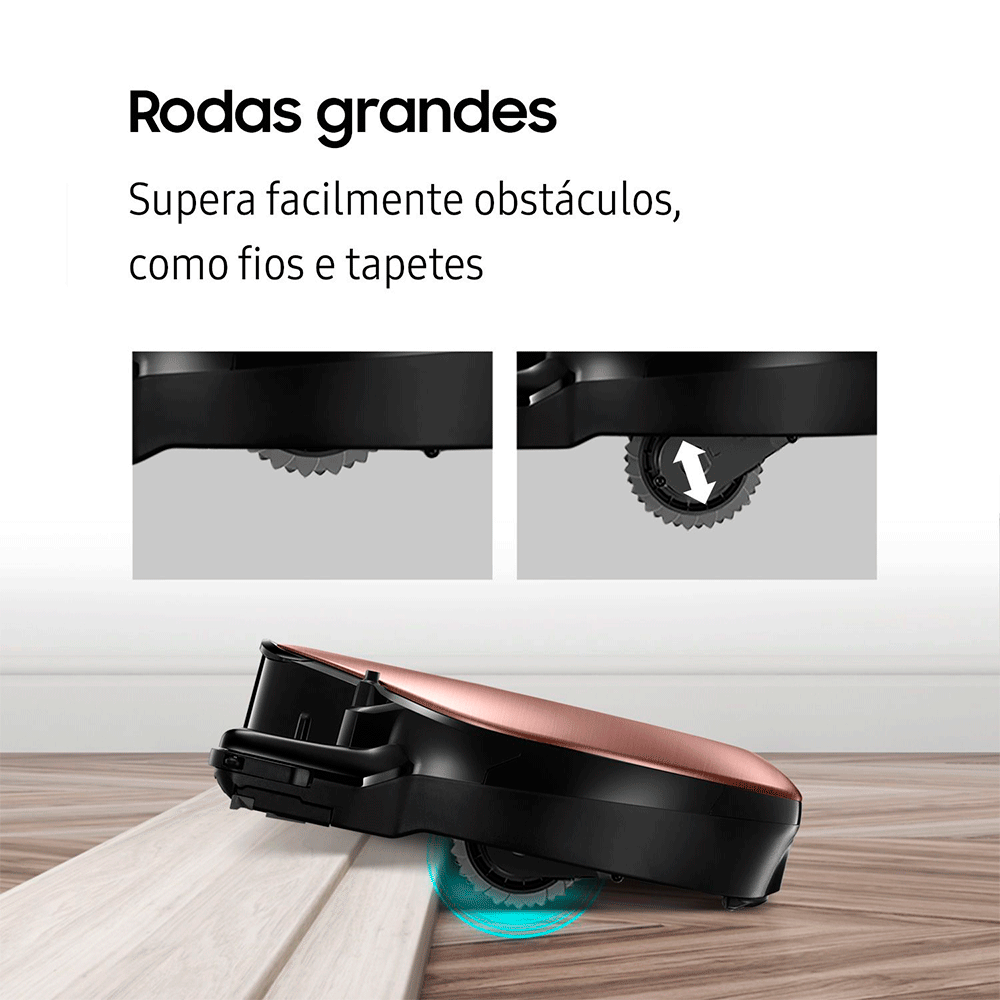 Robô Aspirador Samsung Powerbot, 130W, Cyclone Force - VR20R7250WD/AZ ...