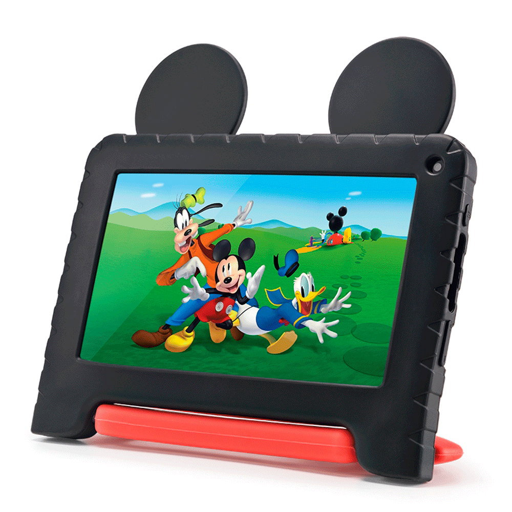 Tablet Multilaser Mickey, Tela 7" 64GB, 4GB RAM, Android 13, Bluetooth ...
