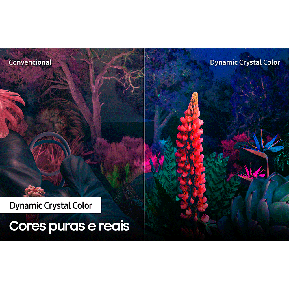 Samsung Smart TV 65" Crystal UHD 4K 65CU8000, Painel Dynamic Crystal ...