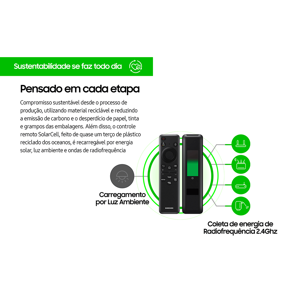 Samsung Smart TV 65" Crystal UHD 4K 65CU8000, Painel Dynamic Crystal ...