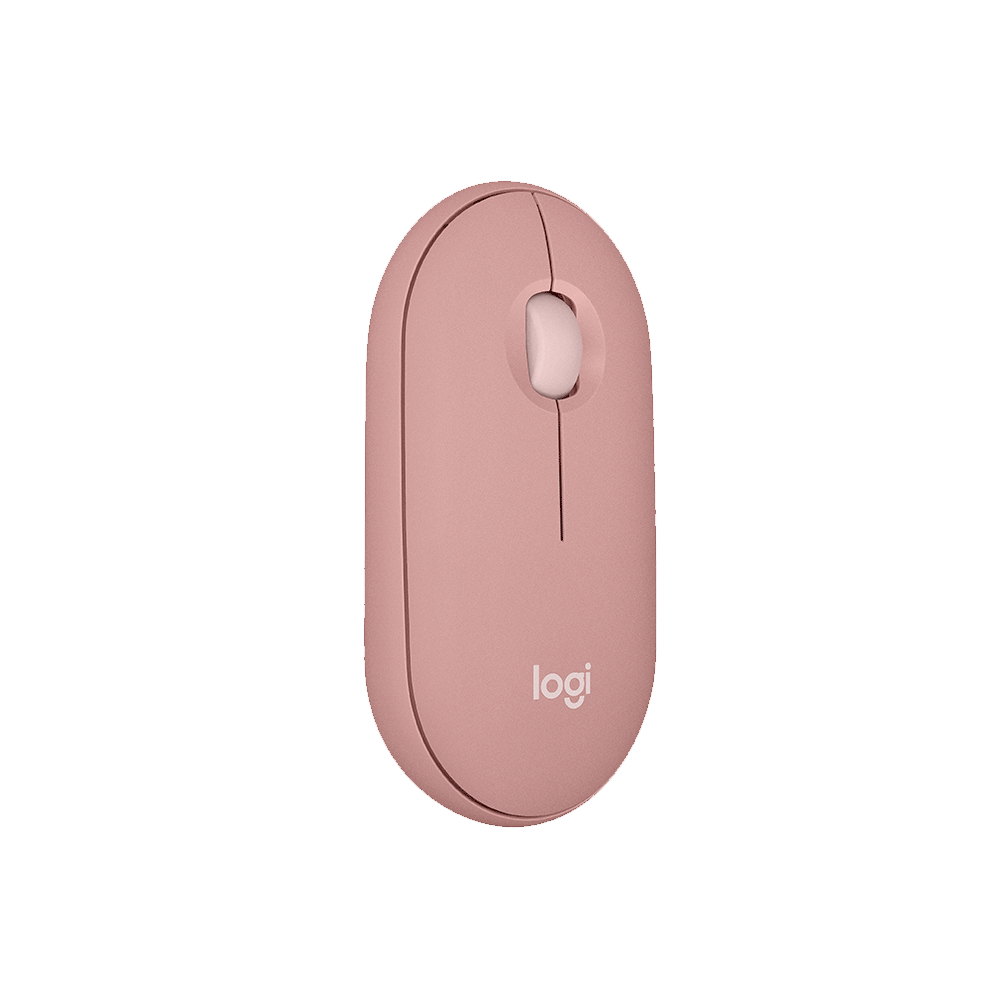 Mouse Sem Fio Logitech Pebble Mouse 2 M350S | Rose - Fujioka Distribuidor