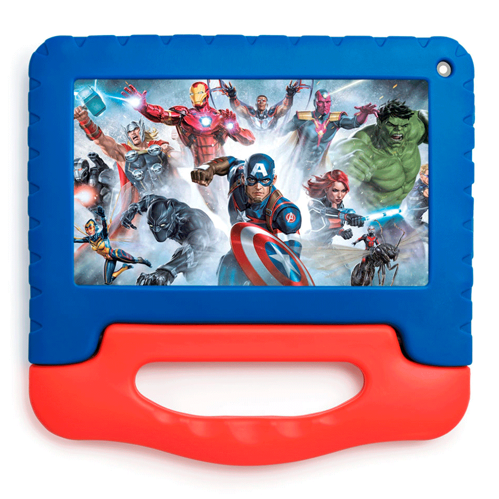 Tablet Multilaser Avengers, Tela 7" Wi-Fi, 64GB, 4GB RAM, Android 13 ...