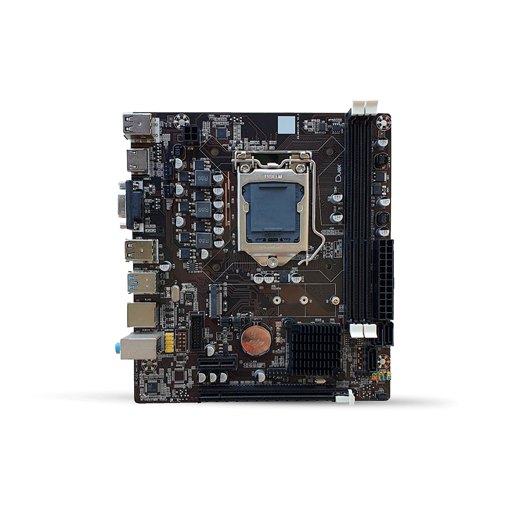 Placa Mãe Duex DX-B75ZG M2, Chipset Intel B75, LGA 1155, M-ATX, DDR3 ...