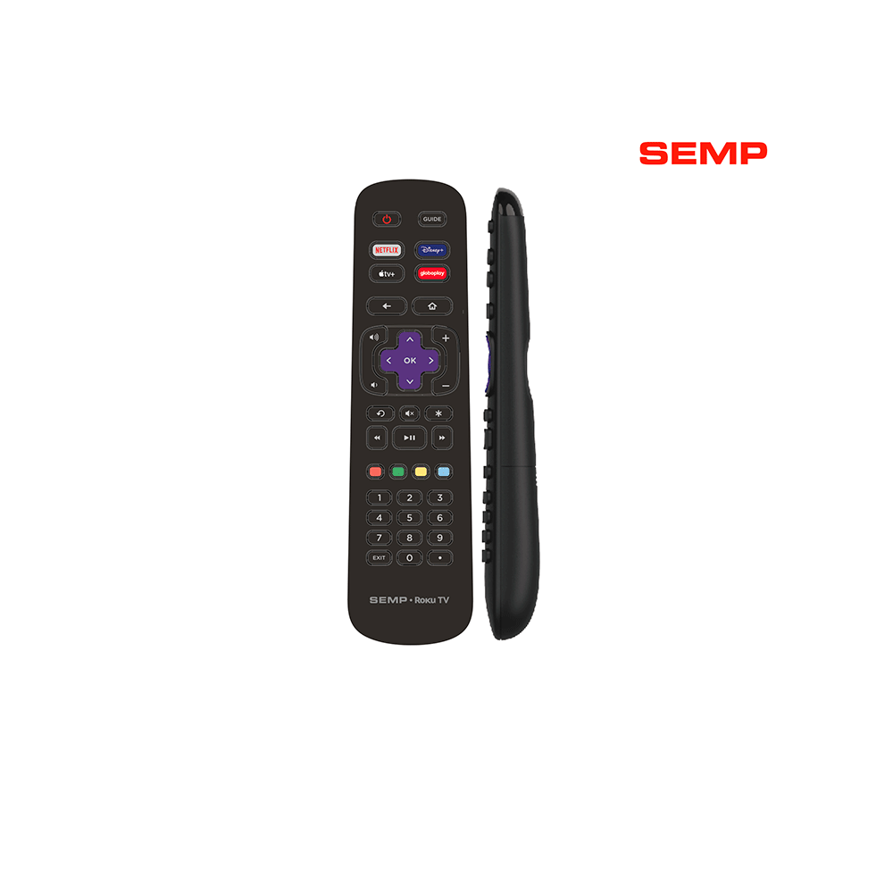 Smart TV LED 55" 4K UHD SEMP 55RK8600, Roku TV com Wi-Fi Dual Dand ...