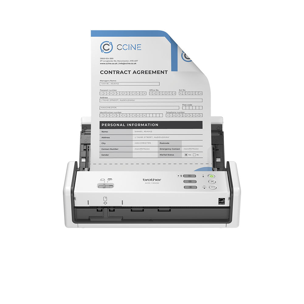 Scanner Brother ADS1350 | Bivolt - 265180 - Fujioka Distribuidor