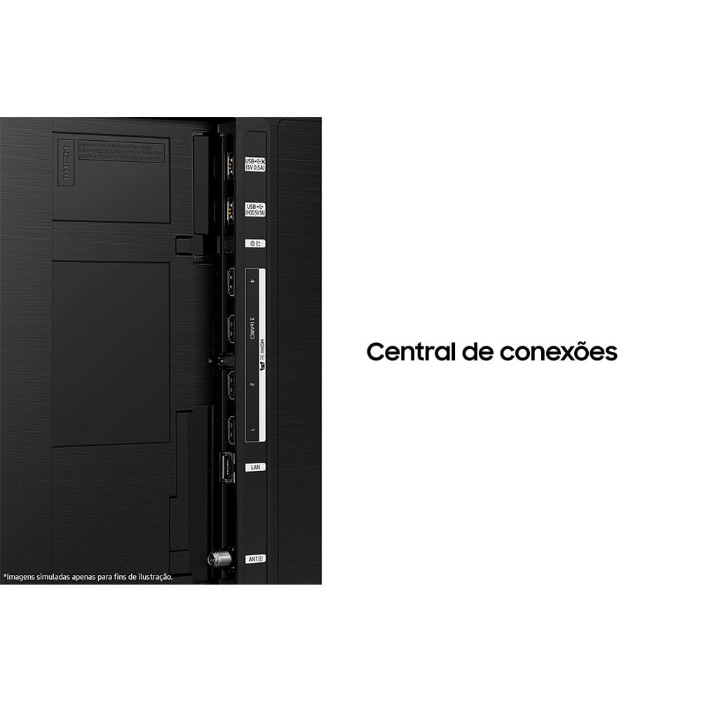 Samsung Smart Big TV 85" QLED 4K, Tecnologia de Pontos Quânticos, Gaming Hub | Preto - artigo ...