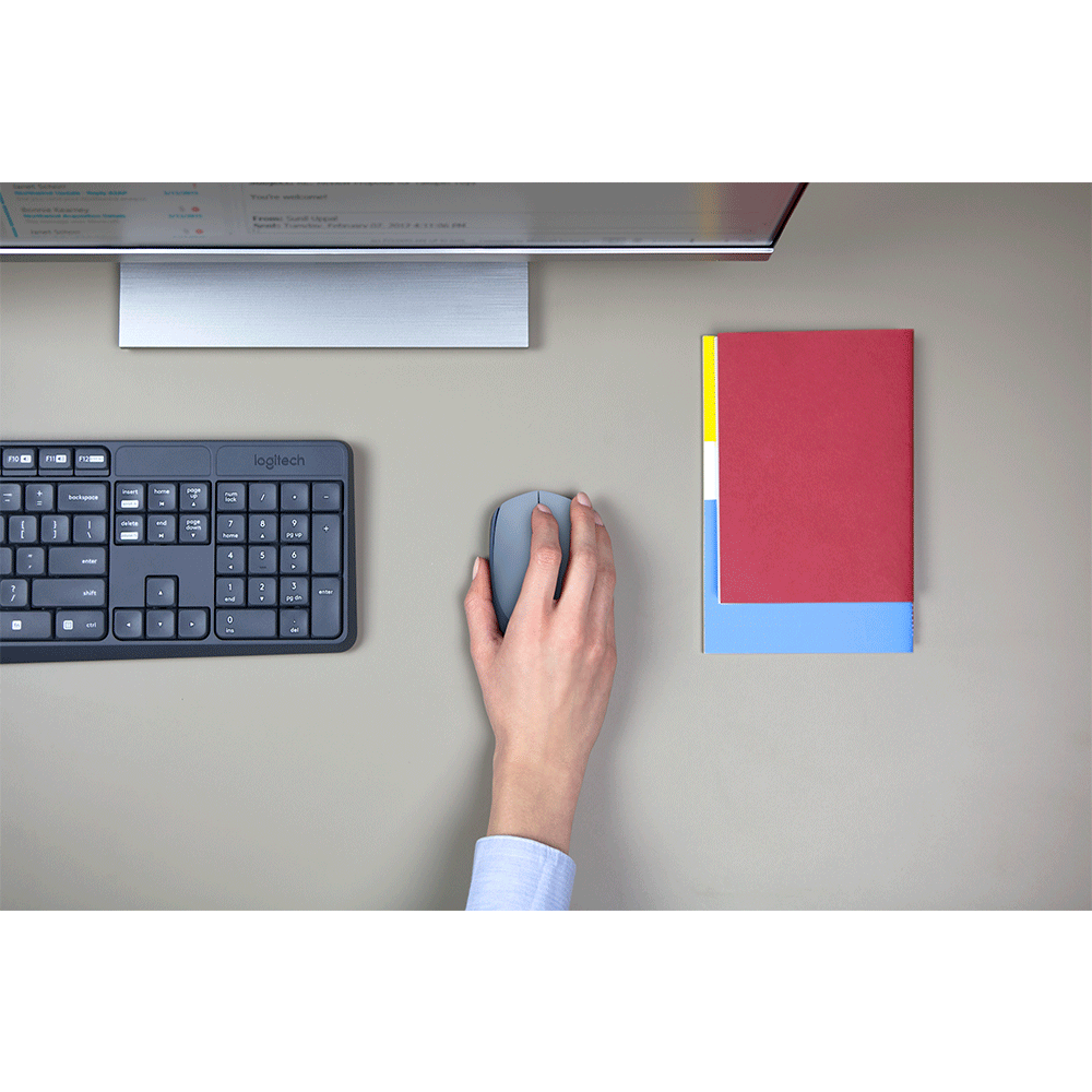 Mouse Sem Fio Logitech M170 | Azul Claro Artigo: 582649 - Fujioka ...