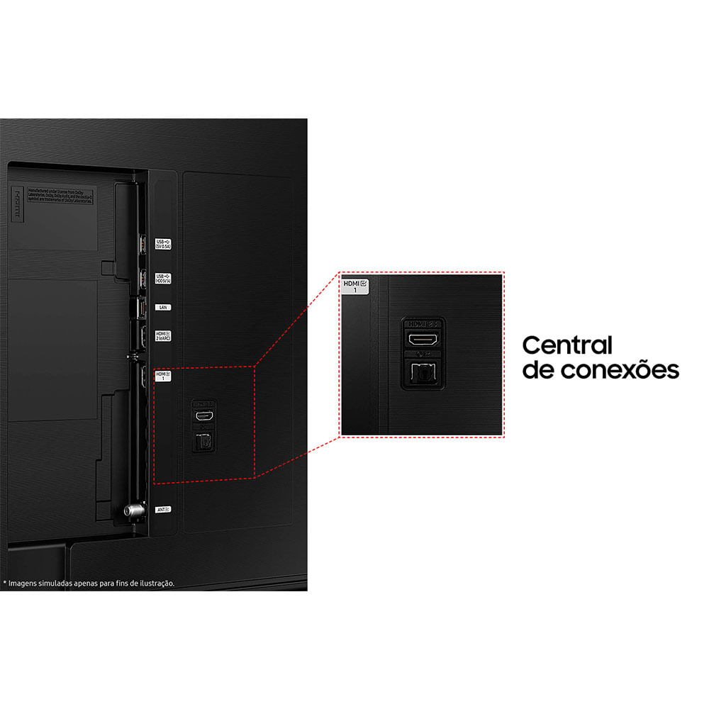 Samsung Smart Big TV 85" Crystal UHD 4K 85DU8000, Painel Dynamic ...