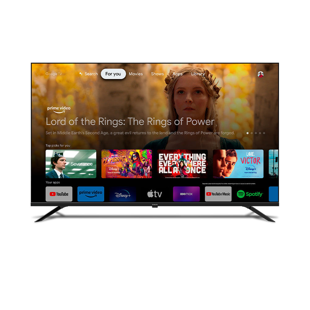Smart TV Philips 50" LED 4K UHD 50PUG7019, Google TV, Wi-Fi Integrado ...